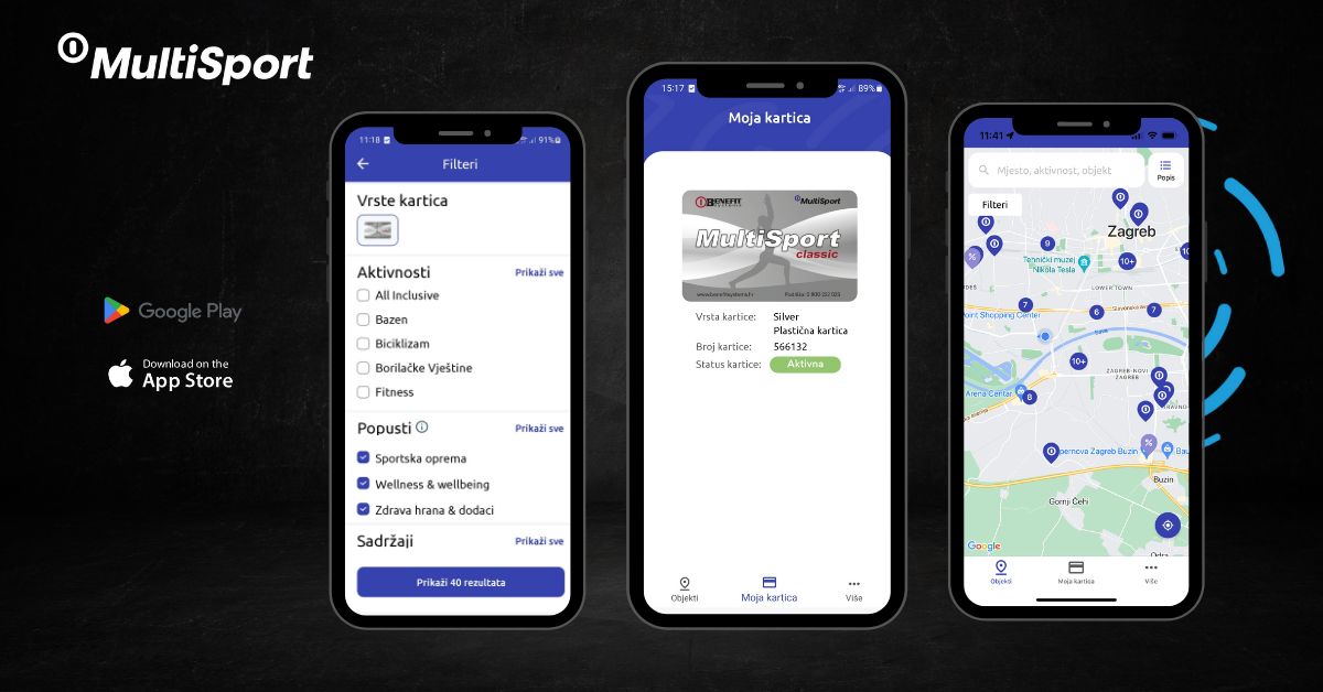 MultiSport kartica: Upute za registraciju u My MultiSport aplikaciji ...